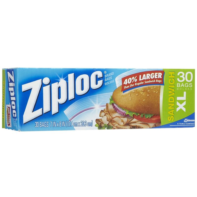 Ziploc Sandwich Bags, X-Large, 30-Count(Pack of 3) - Online Marketplace - EveryMarket