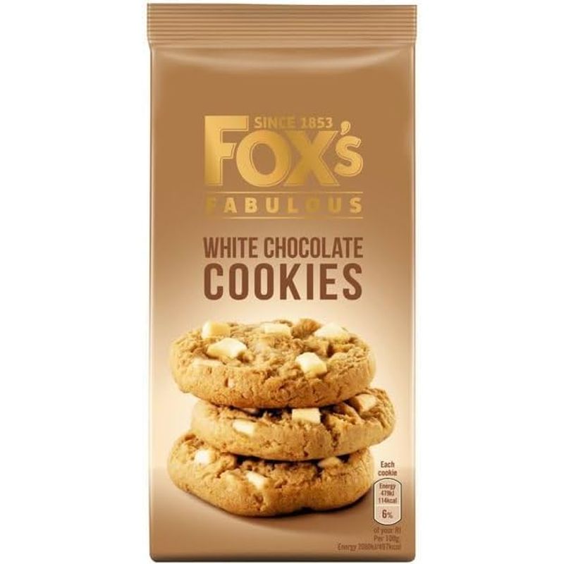 Fox's Fabulous cookie 180g, Three mix luxury varities of Milk, Triple ...