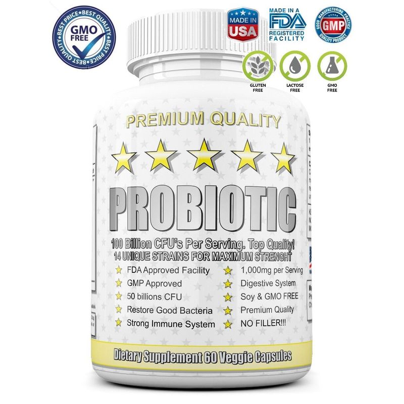 ULTRA PROBIOTIC 50-100 Billion CFUs NOW ULTIMATE FLORA PRIMAL NATURE'S ...