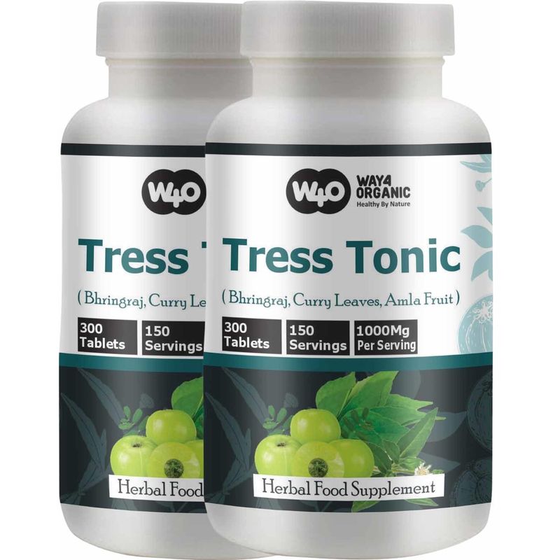 Tress Tonic Capsules(Tablets), a unique combination of Bhringraj, Curry ...