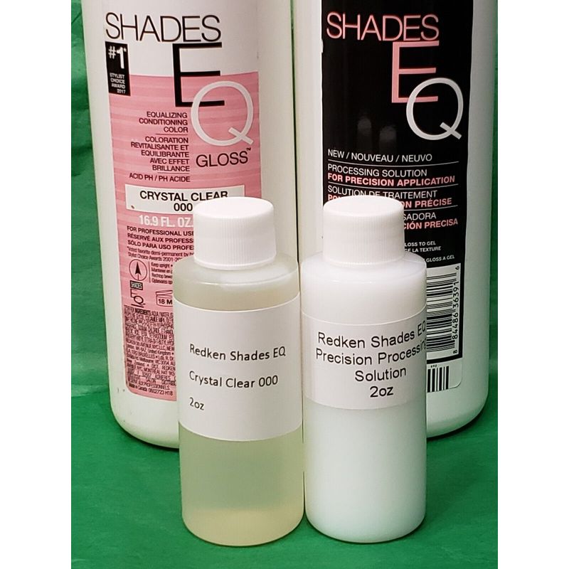 Redken Shades EQ Crystal Clear Gloss, 2 oz W Precision Gel Processing ...