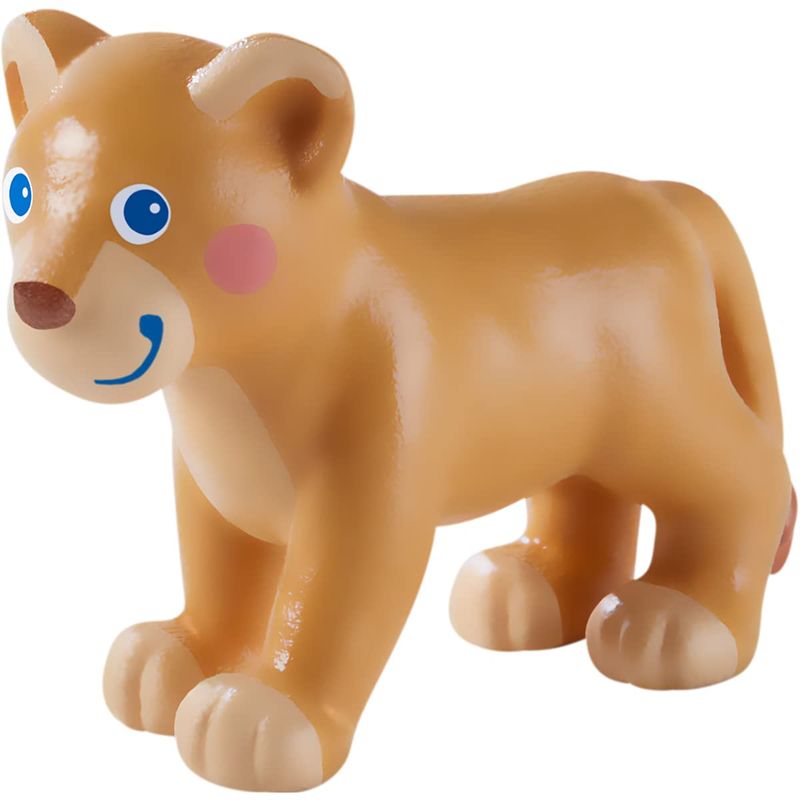 HABA Little Friends Lion Cub - Chunky Plastic Zoo Animal Toy Figure ...