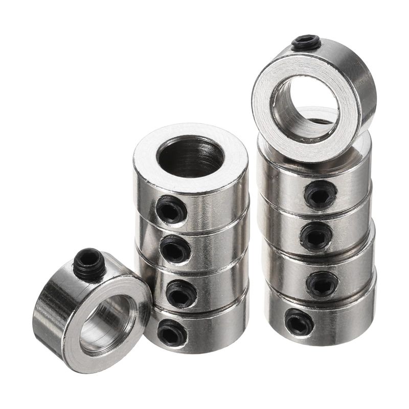 uxcell 10pcs 6mm Shaft Lock Collar T6 Lead Screw Lock Ring, Stainless ...