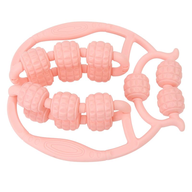 Qukaim Circular Leg Clamp Massager 15 Wheels Muscle Roller, Handheld ...