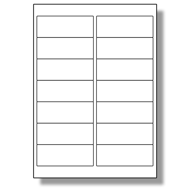 Label Planet® 14 Per Sheet, 25 Sheets (350 Super Removable Labels ...
