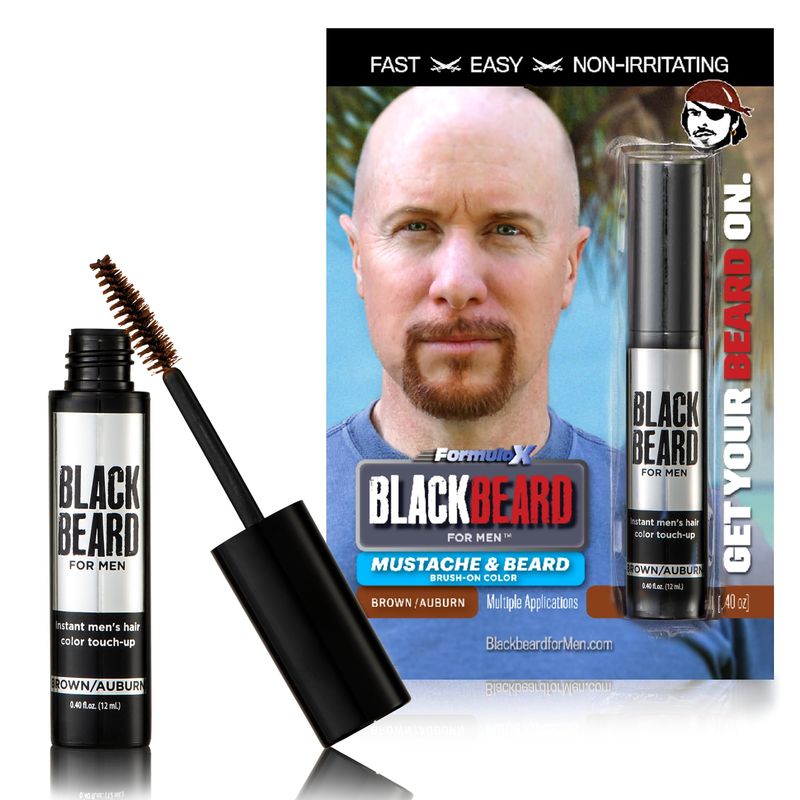Blackbeard for Men Formula X Beard Dye Alternative - Instant ...