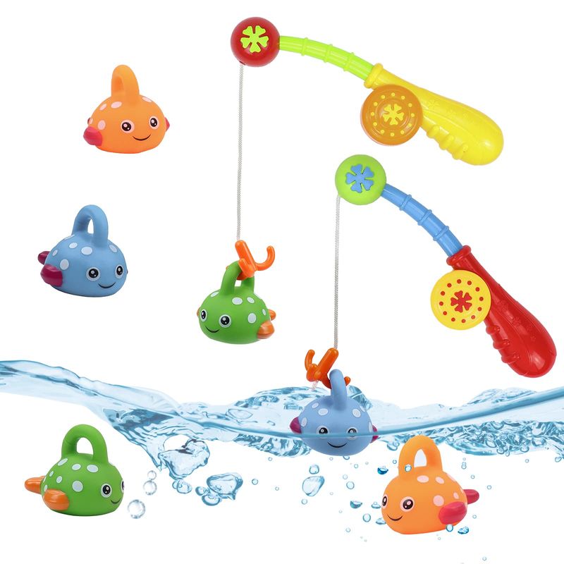 Baby Bath Toys Fishing Game for 2 3 4 Year Olds Toddler Kids Paddling ...