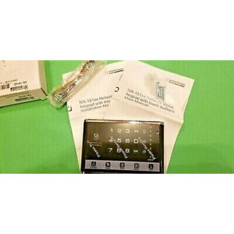 Interlogix GE Security NetworX NX-1814E Touch LED Keypad, Horizontal ...