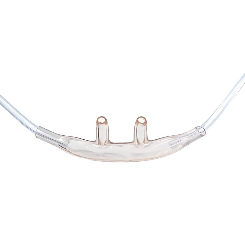 Oxygen Nasal Cannula with Short Tube - 0.3m (1') Clear, Lightweight ...