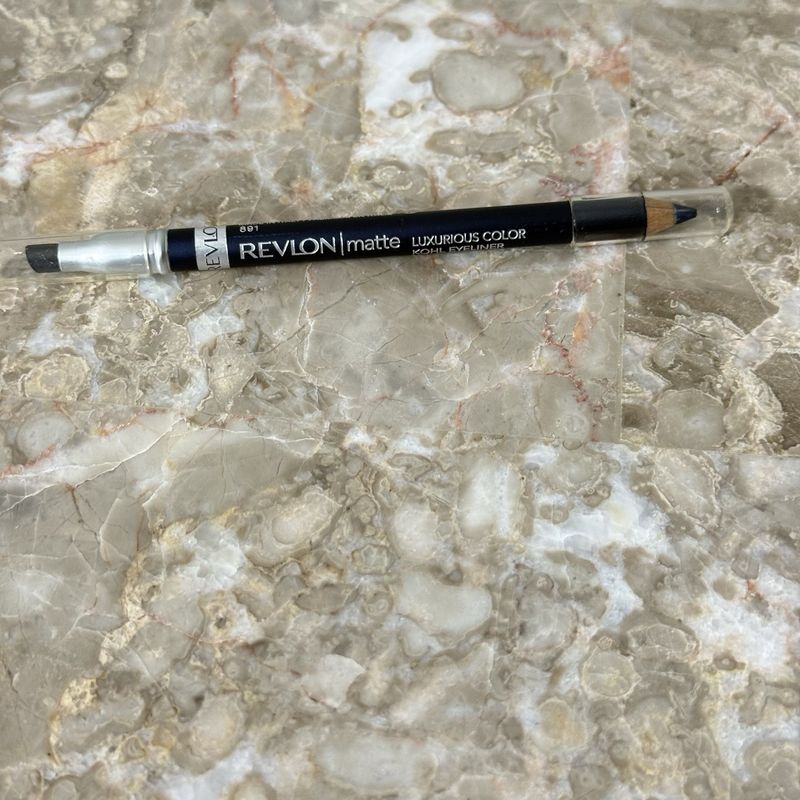 Revlon Matte Luxurious Color Kohl Eyeliner Crayon, 03 Midnight Blue 0. ...