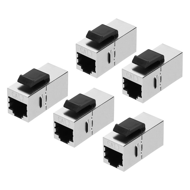 sourcing map 5 Pack RJ45 Cat 7 Ethernet Coupler, Cat7 Shielded Coupler ...