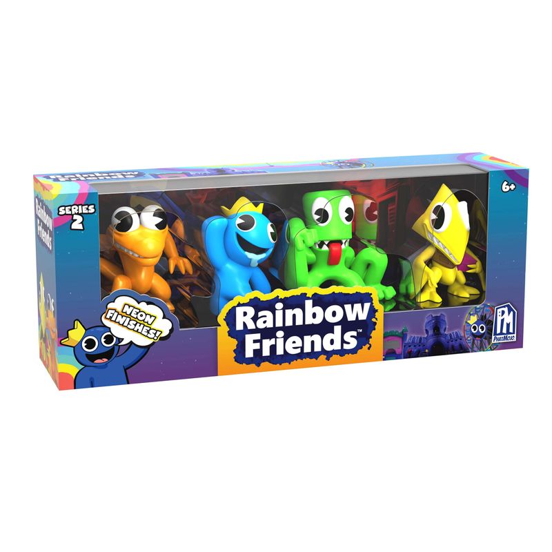 Rainbow Friends - Neon Minifigure 4-Pack (2.5" Tall, Series 2) - Online ...