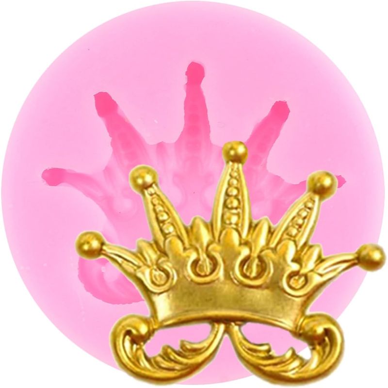 XMOLDNMS Crown Fondant Silicone Moulds Princess Crown Chocolate Candy ...