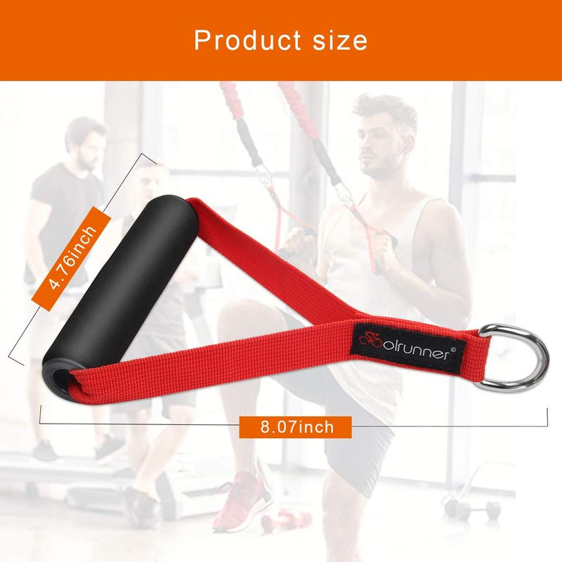 Coolrunner 2 Pair Resistance Band Handles Grips Fitness Strap Wide ...