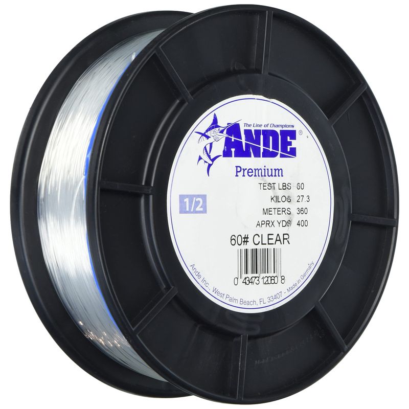 Ande Monofilament Line (Clear, 12 -Pounds Test, 1/4# Spool) - EveryMarket