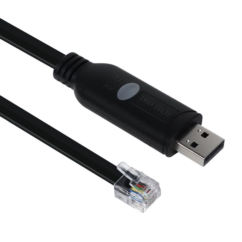 DSD TECH SH-RJ12K USB to RJ12 RS232 Serial Cable with FTDI Chip for ESA ...