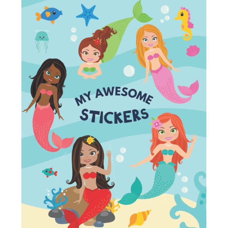 My Awesome Stickers: Blank Sticker Book for Collecting Stickers ...