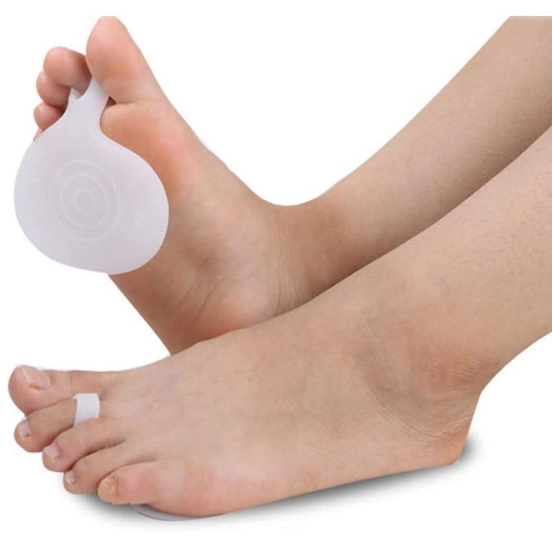 Pedimend Medical Silica Gel Forefoot Pad & Toe Separators - Foot Care ...