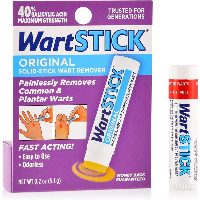 WartStick Maximum Strength Salicylic Acid Solid-Stick Common and ...