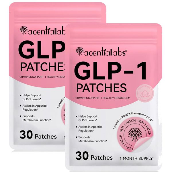 GLP-1 Patches, 60 PCS GLP1 Patch, Skin Kind Activate Patches, Natural ...