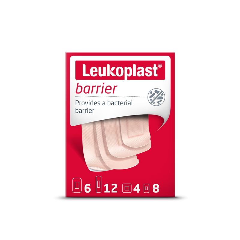 Leukoplast Barrier Wound Dressing - Waterproof Breathable First Aid ...