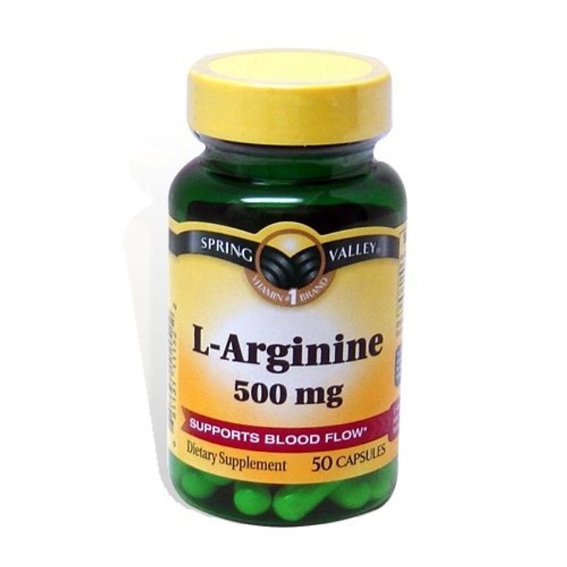 Spring Valley: 50 Capsules 500 Mg Ea. L-Arginine - Online Marketplace ...