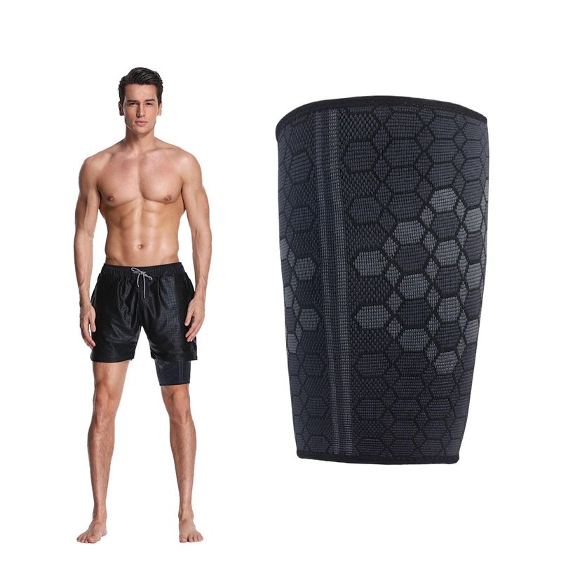 Hamstring Compression Sleeve,1 Pcs Thigh Compression Sleeve,Adjustable ...