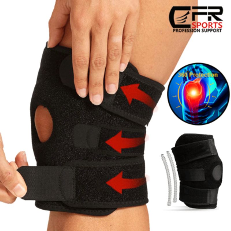Knee Brace Compression Sleeve Support Sport Joint Arthritis Patella ...