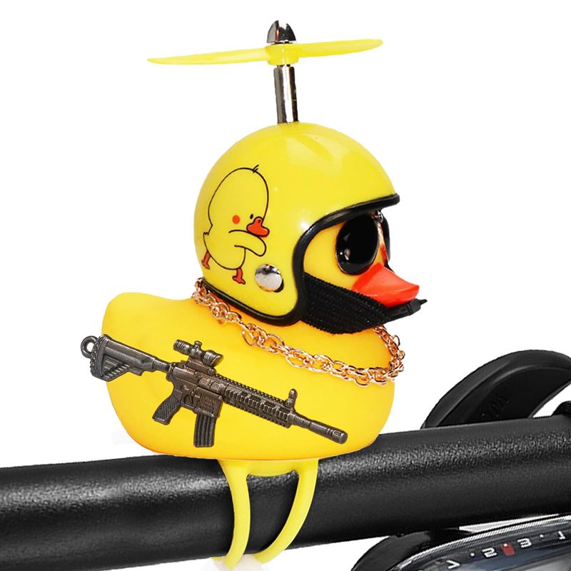 wonuu Rubber Duck Car Ornaments, Squeeze Duck Dashboard Decorations ...