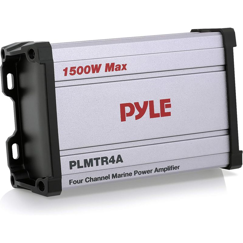 Pyle 4-Channel Marine Amplifier Receiver - Waterproof and Weatherproof ...