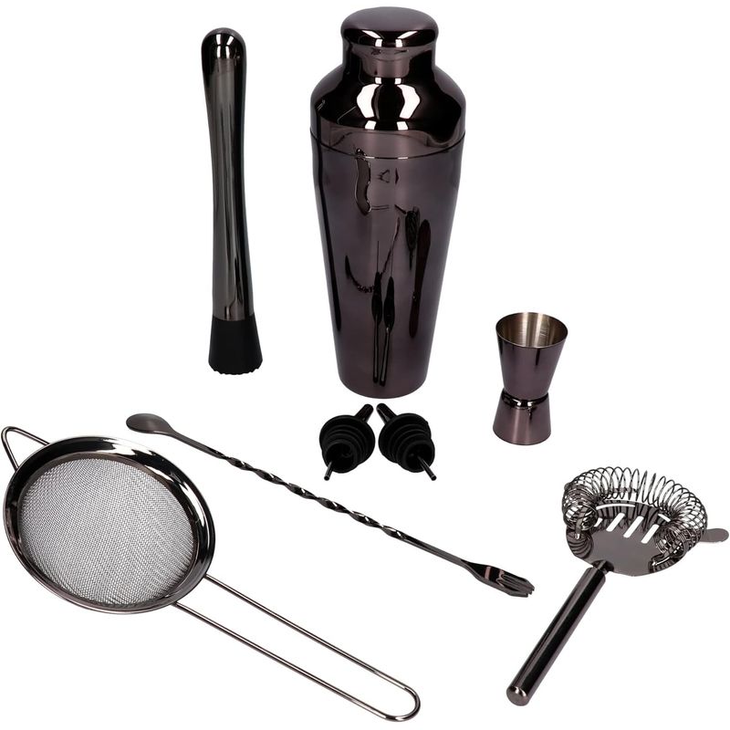 Whiskey Rocks Edelstahl Cocktail Set - Professionelle Barkeeper Set mit ...