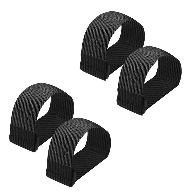 GUMWIG 4 Pcs Leg Exerciser Traction Straps, Under Desk Elliptical Pedal ...
