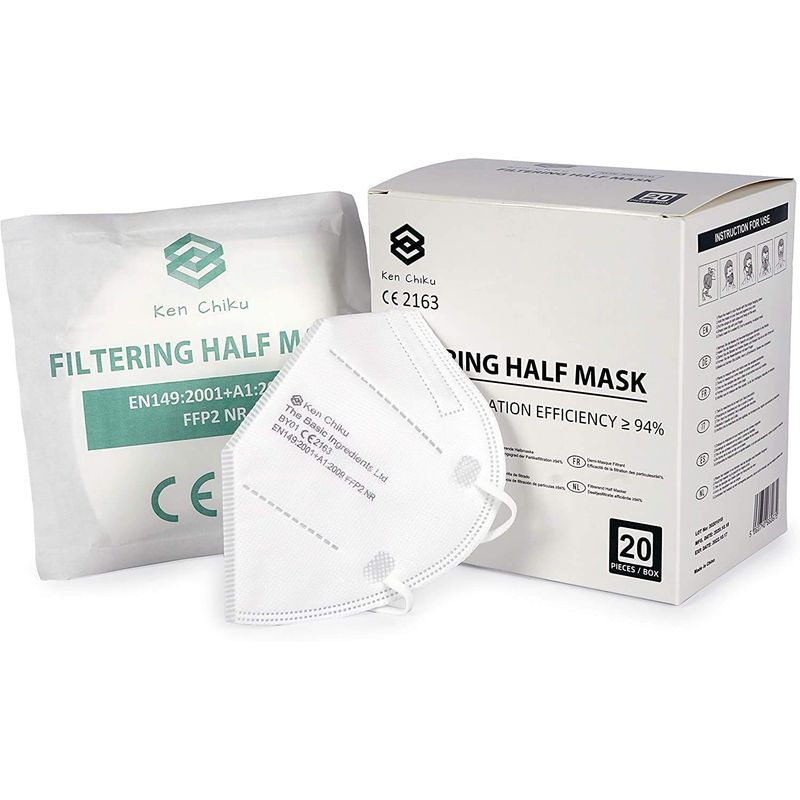 Ken Chiku Bundle Sale Respirator FFP2 (KN95) face mask pack of 20 masks |4 layers | High ...