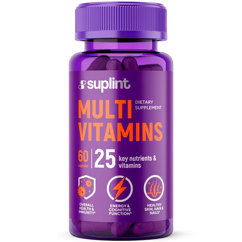 Multivitamin Complex - 60 Capsules for 30 Days - Vitamin Complex A-Z ...