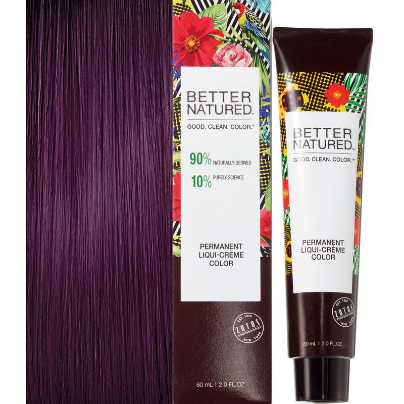 Better Natured Permanent 3V Dark Plum Hair Color Dye - Naturally ...
