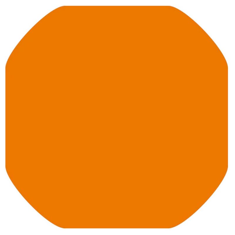 Orange Vinyl Tuff Tray Insert - 86 x 86 cm - Ideal for Large Tuff Spot ...