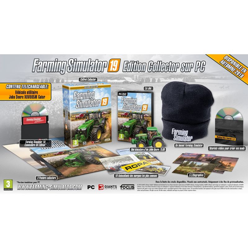 Farming Simulator 2019 Collector PC Edition - Online Marketplace ...