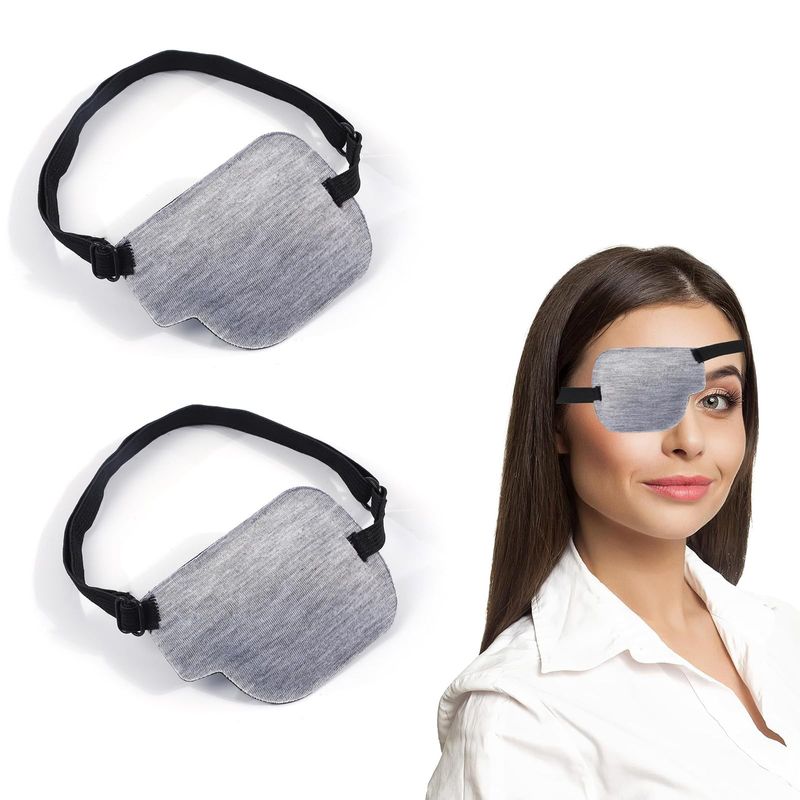 yowodana 3D Eye Patch, Left Eye, Right Eye, 2-Piece Set, One Eye Patch ...