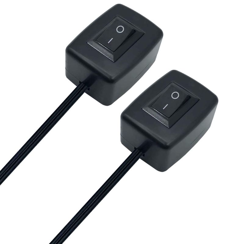 DXXLED 2pcs Rocker Switch ON/Off Installation of Double-Sided Tape ...