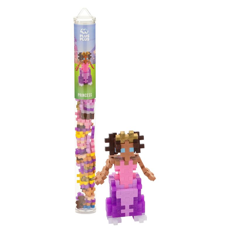 PLUS PLUS - Mini Maker Tube - Princess - 70 Piece, Construction ...