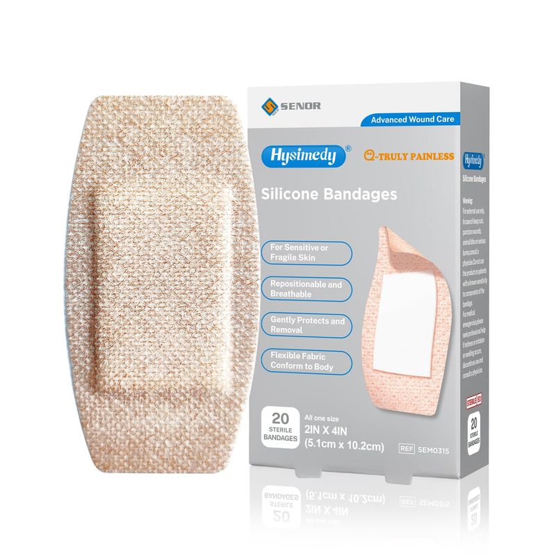 Hysimedy Silicone Bandages Extra Large Size for Sensitive Fragile Skin ...