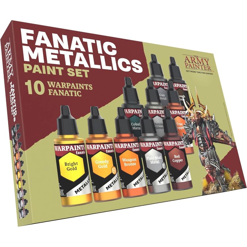 Army Painter Fanatic Metallic Paint Set 10 Colors The Army Painter ...