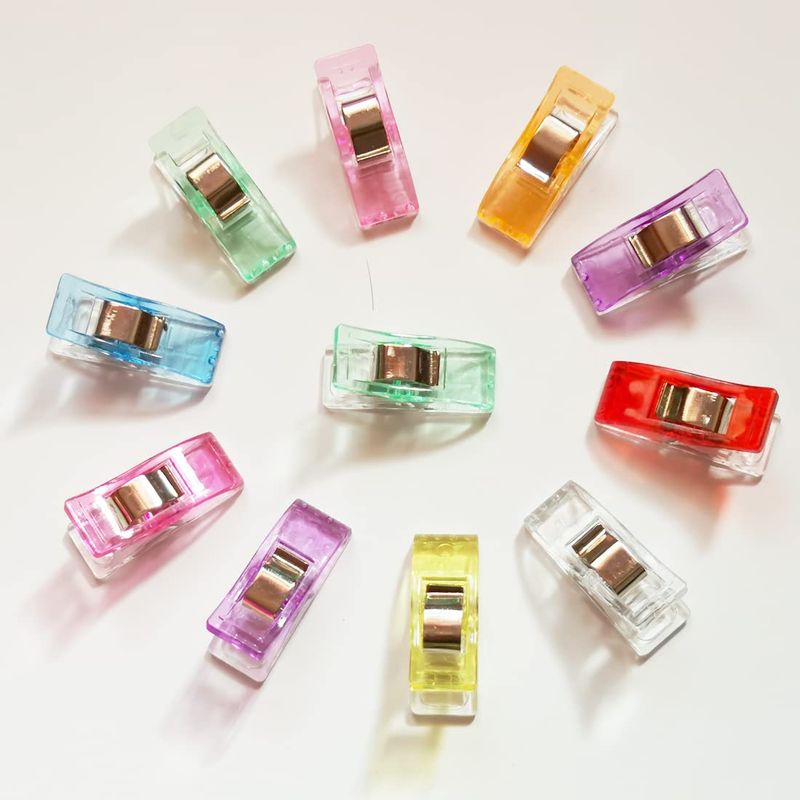Otylzto Pack of 100 Sewing Clips, Fabric Clips for Sewing, Sewing ...