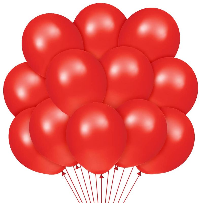 Luftballons Rot, 100 Stück 12 Zoll Rot Latex Ballons, Helium ...