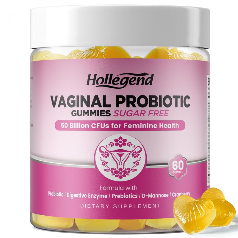 Vaginal Probiotics Gummies for Women Balanced pH, 50 Billion CFUs for ...