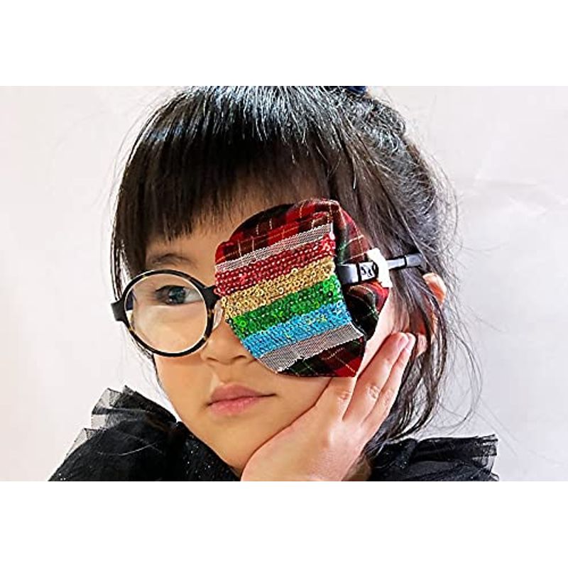 Cute and Easy to Install! Eye Patch Weak Vision, Diagonal Vision, For ...