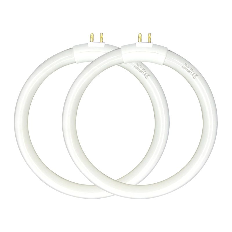 (2pack) 4.75’’ T4 Type 12W 6400K Circular Bulb Replacement for ...