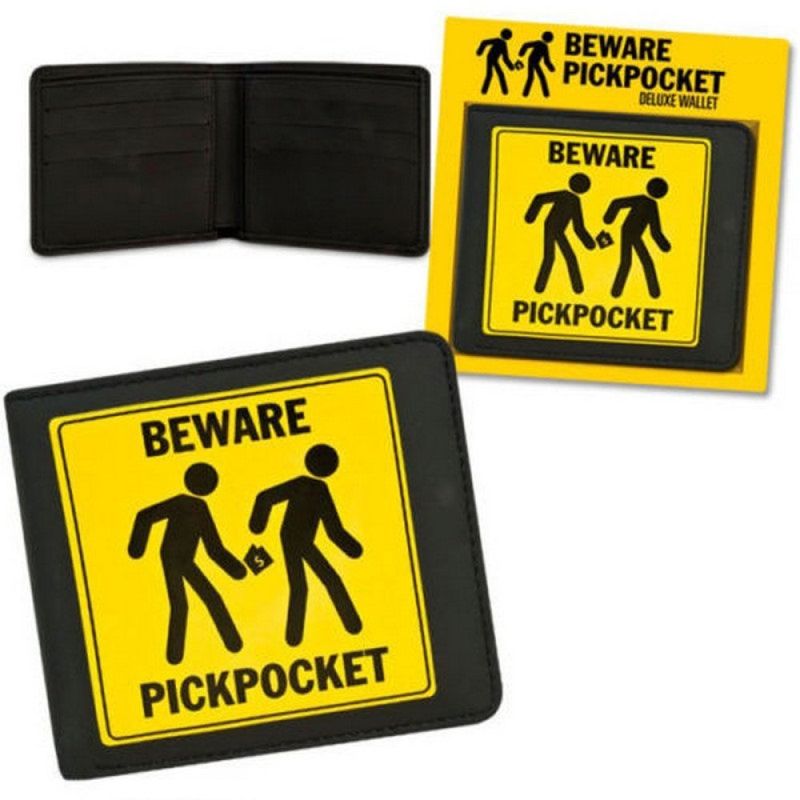 BEWARE PICKPOCKET Deluxe Wallet - Online Marketplace - EveryMarket