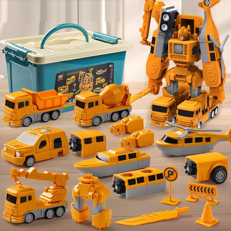 Constructo Modular Transforming Toy Set, Transforming Engineering Car ...