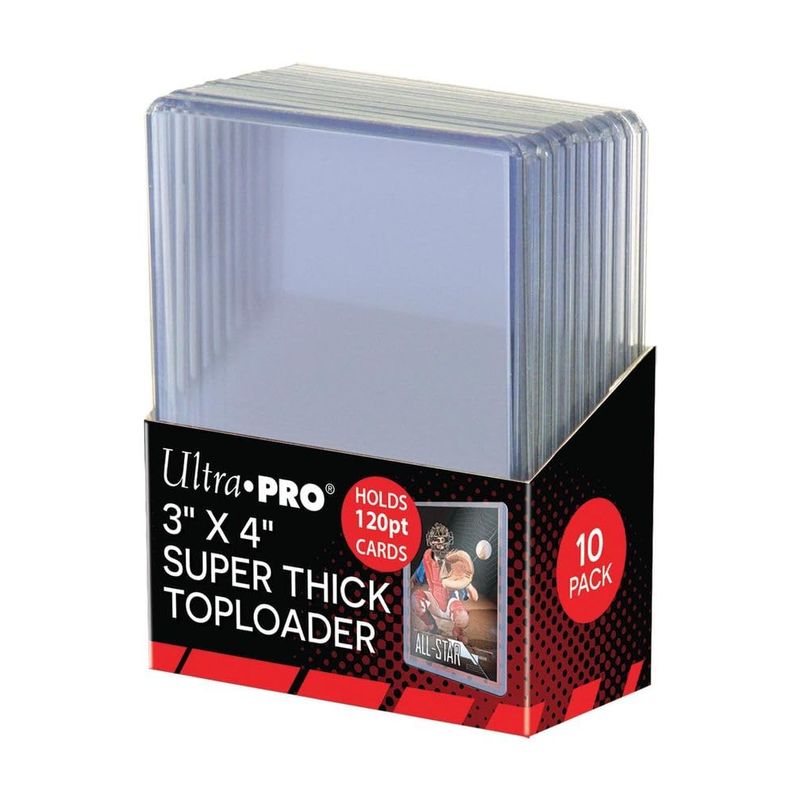 Ultra Pro Toploader Top Loader - 3"x4" 120pt. (10ct) - EveryMarket